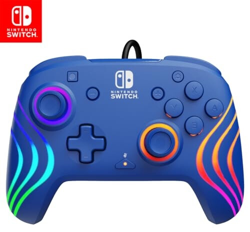 PDP Nintendo Switch Afterglow Wave Blue Wired Controller Ab 29 99