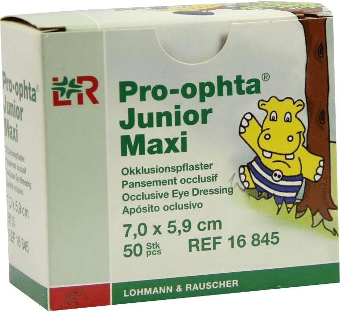 Lohmann & Rauscher Pro Ophta Junior Maxi Okklusionspflaster (50 Stk ...