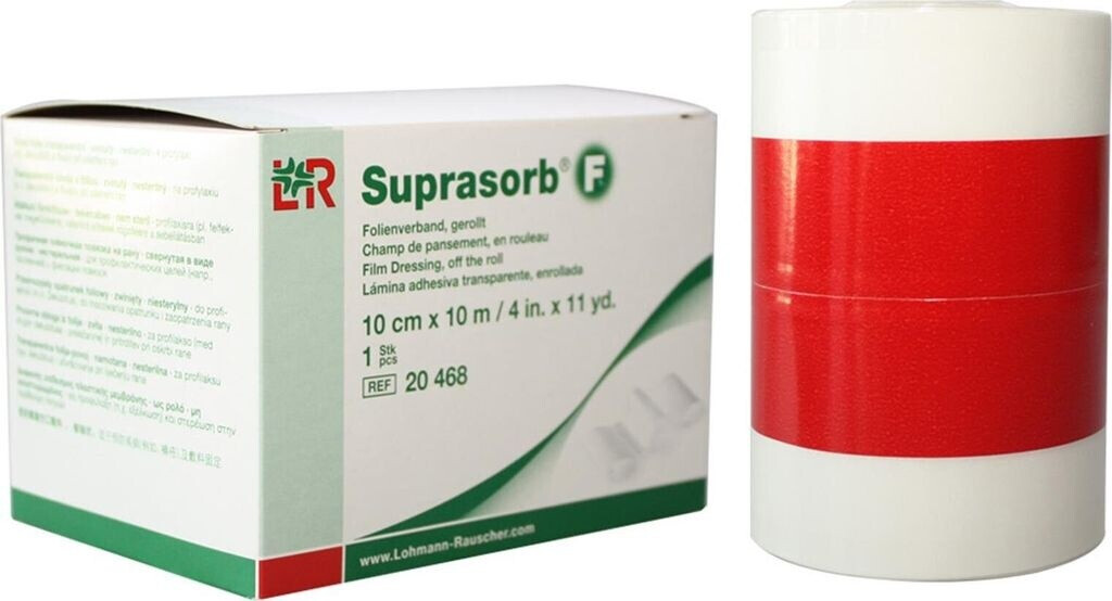 Lohmann & Rauscher Suprasorb F Folienverband 10 cm x 10 m Rolle ab 24 ...