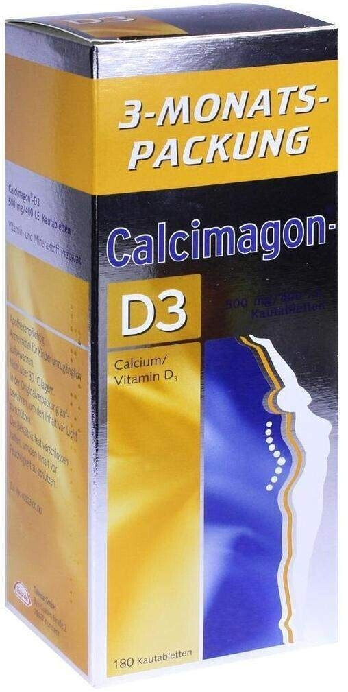 Calcimagon D3 Kautabletten (180 Stk.) ab 29,31 € (Mai 2024 Preise ...
