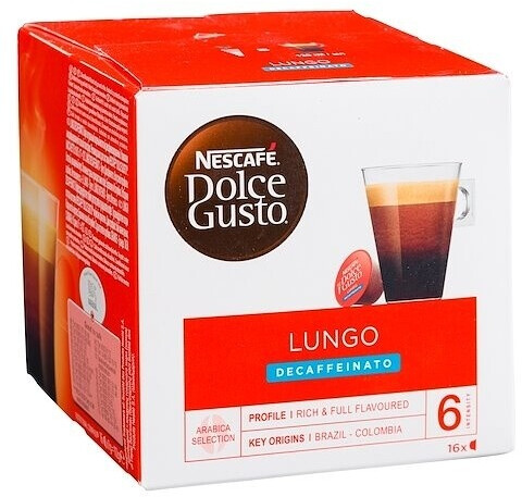 Nescafé Dolce Gusto Caffe Lungo Decaffeinato (16 cápsulas) desde 4,10 ...