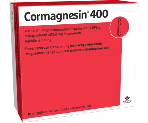 Cormagnesin 400 Ampullen (10 x 10 ml) ab 15,56 € | Preisvergleich bei ...