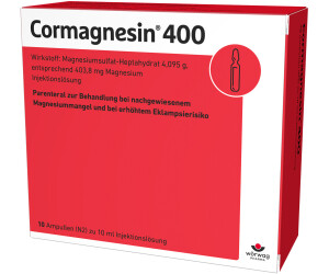 Cormagnesin 400 Ampullen (10 x 10 ml) ab 15,56 € | Preisvergleich bei ...