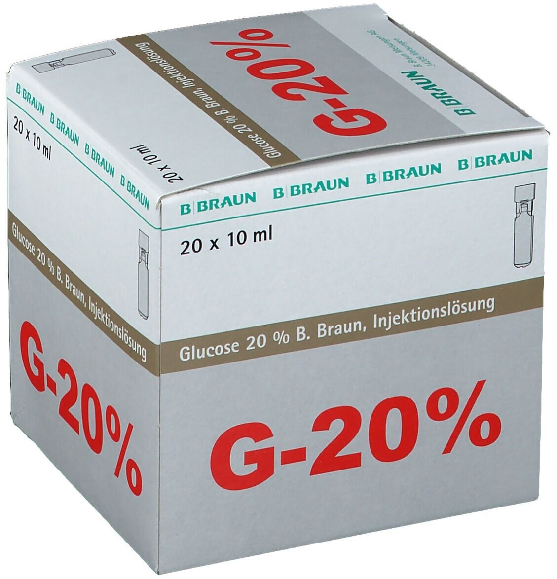 B. Braun Glucose 20% Braun Mini Plasco Connect (20 x 10 ml) ab 7,46 ...