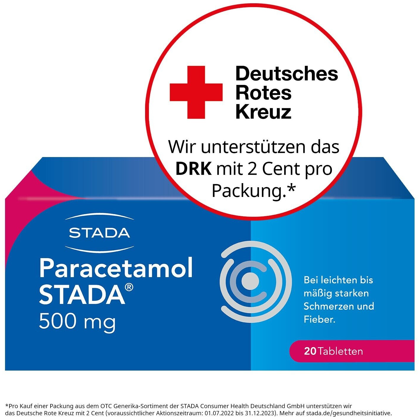 Paracetamol 500 mg Tabletten (20 Stk.) ab 0,73 € | Preisvergleich bei ...