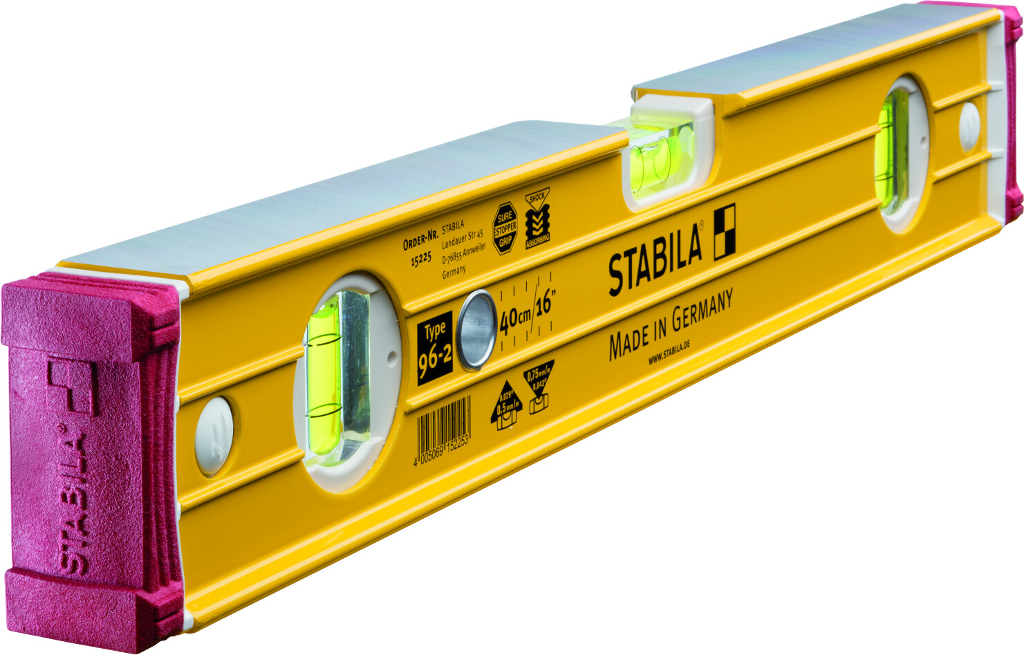 Stabila Wasserwaage 96-2 / 40 cm (15225) ab 33,03 € | Preisvergleich ...