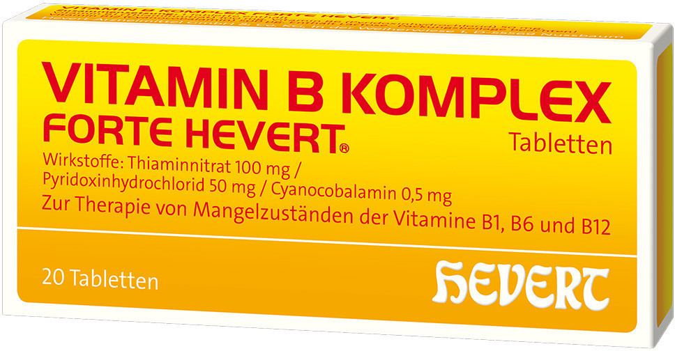 Vitamin B Komplex Forte Tabletten (20 Stk.) ab 5,33 € | Preisvergleich ...