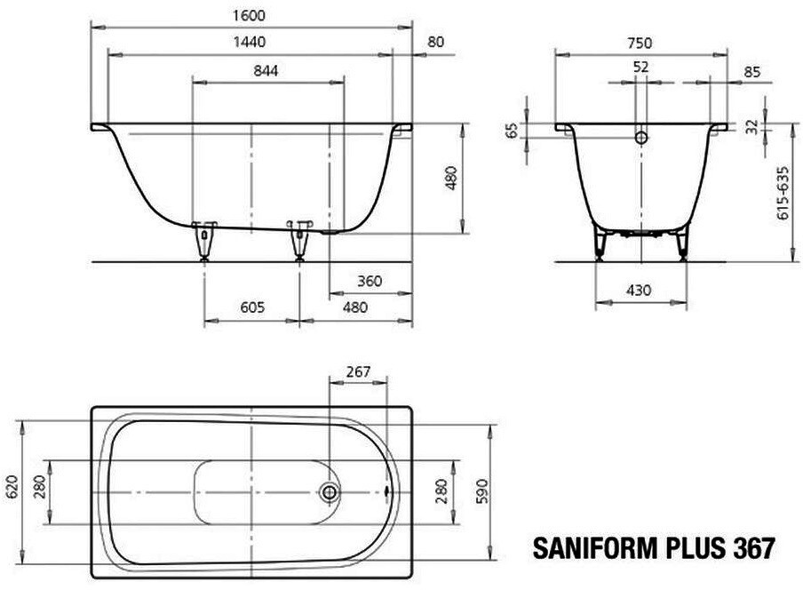 Kaldewei Saniform Plus Star 345 / Roll-Off Effect au meilleur prix sur ...