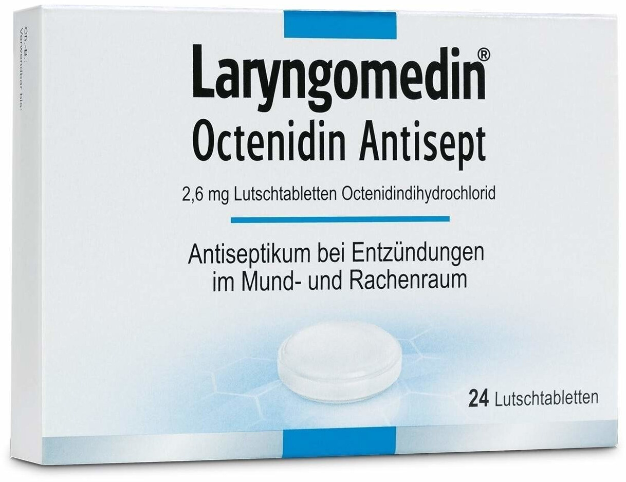 Laryngomedin Octenidin Antisept Lutschtabletten (24 Stk.) ab 6,95 ...