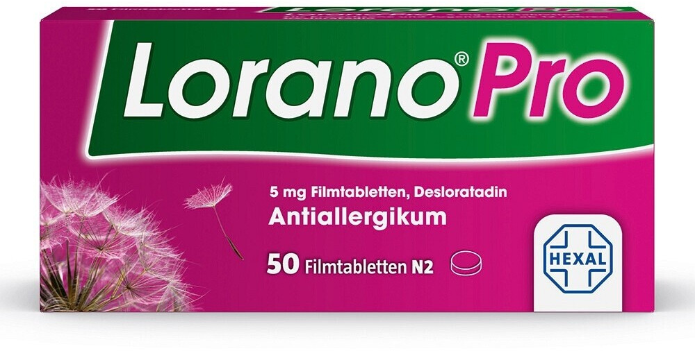 Lorano Pro 5mg (50 Stk.) ab € 11,09 | Preisvergleich bei idealo.at