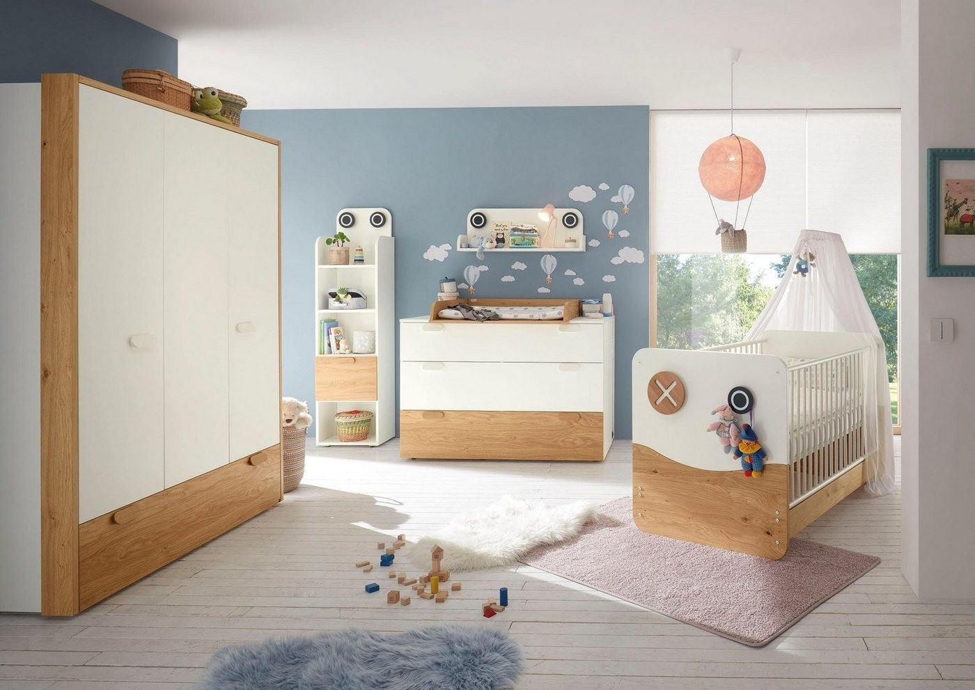 Hülsta now! minimo Babybett (70 x 140 cm) weiß/natureiche ab 449,99 ...