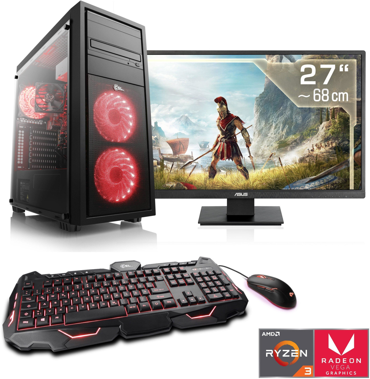 CSL Gaming PC Sprint T8198 ab 949,00 € | Preisvergleich bei idealo.de