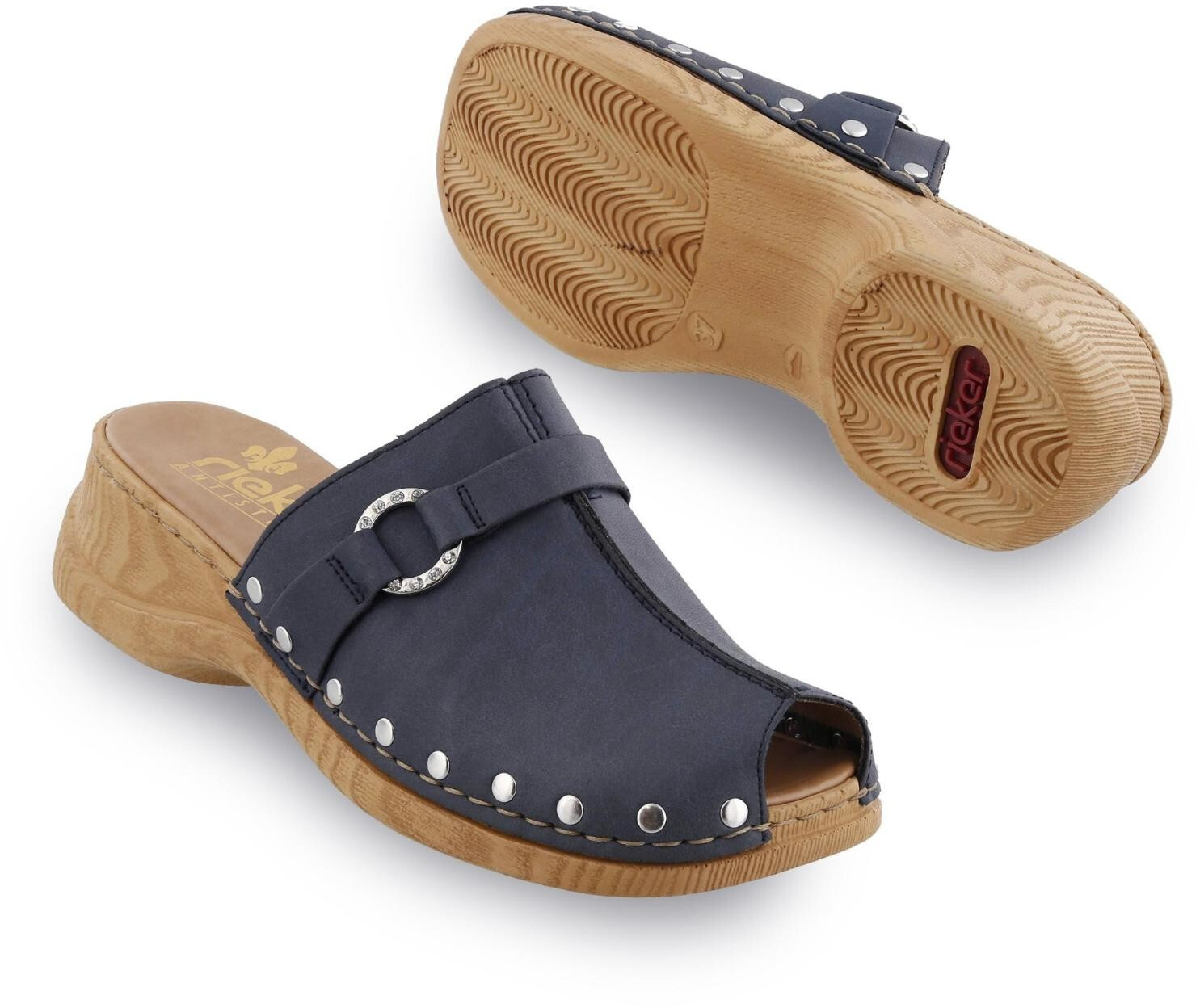 Rieker Women's Clogs (65062) blue ab € 28,02 | Preisvergleich bei idealo.at