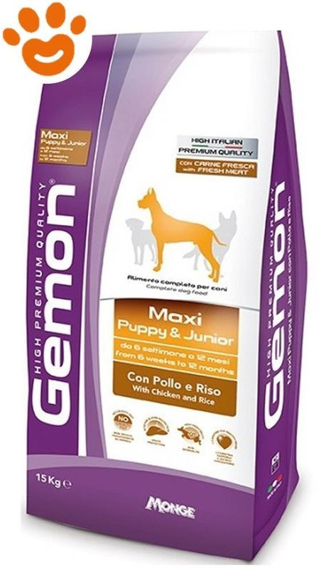 Monge Gemon Maxi Puppy Junior pollo (15 kg) a € 31,13 (oggi) | Migliori ...