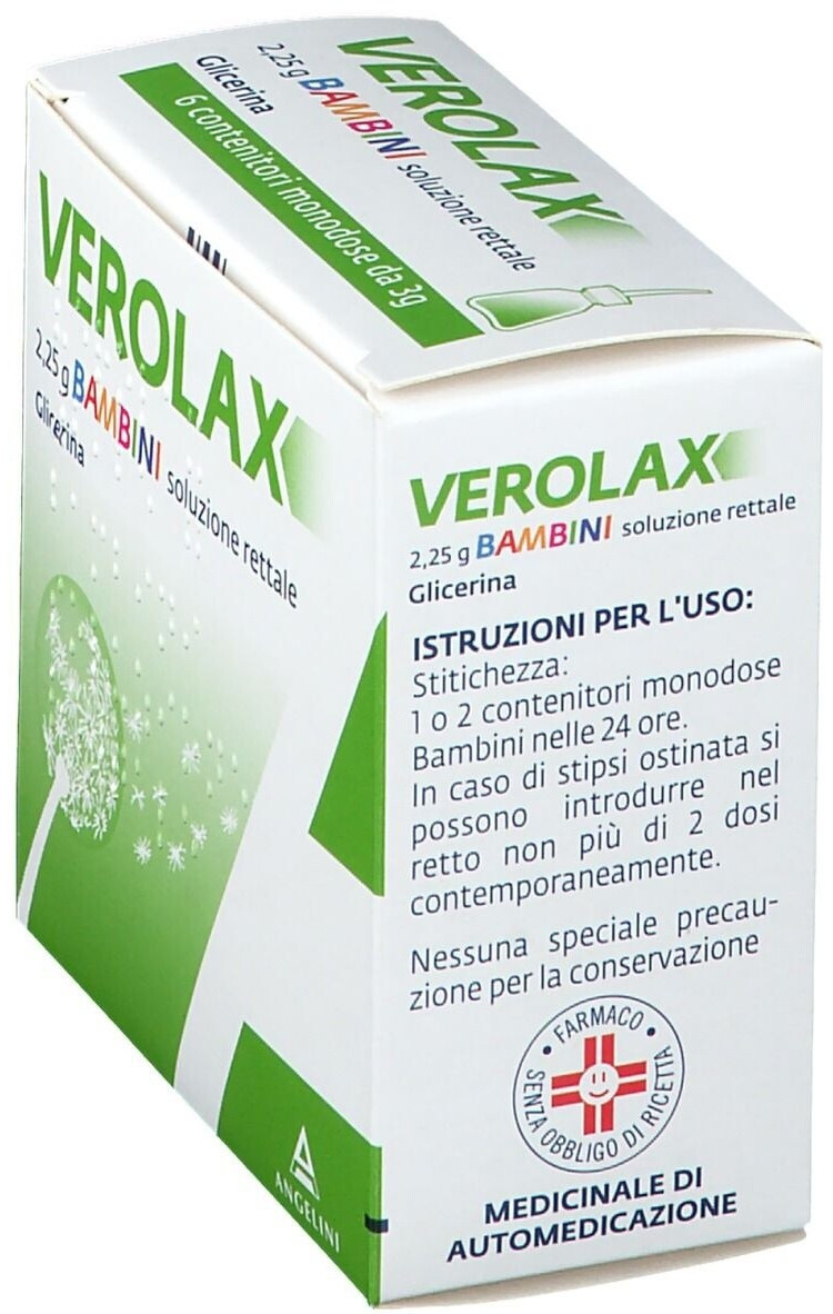 Verolax Bimbi Microclismi(6 x 2,25g) a € 1,55 (oggi) | Migliori prezzi ...