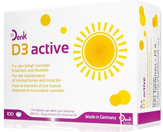 Denk Pharma D3 Active Tabletten (100 Stk.) ab 3,98 € | Preisvergleich ...