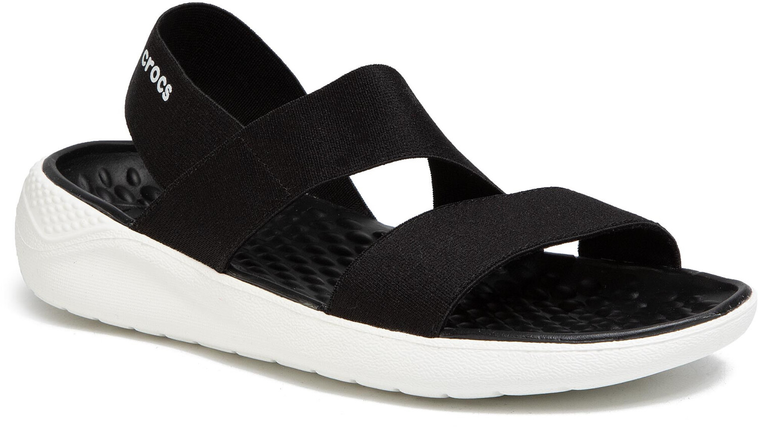 Crocs Literide Stretch Sandal W black/white ab 49,99 € | Preisvergleich ...