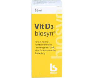 biosyn Vit D3 Tropfen (20 ml) ab 7,35 € | Preisvergleich bei idealo.de