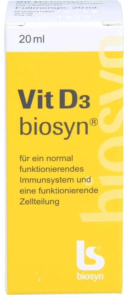 biosyn Vit D3 Tropfen (20 ml) ab € 7,31 | Preisvergleich bei idealo.at
