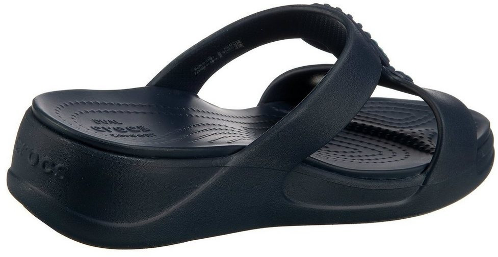 Crocs Keilsandaletten Monterey Diamante Slip-On Wedge blau/dunkelblau ...