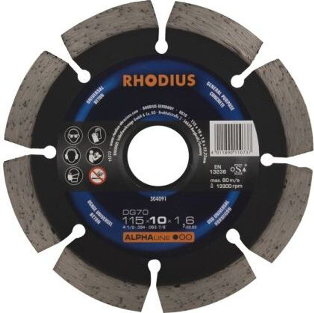 RHODIUS ALPHAline 115 mm (304091) ab 10,79 € | Preisvergleich bei idealo.de