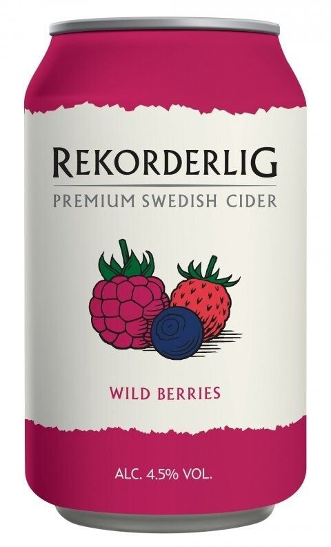 Rekorderlig Swedish Cider Wild Berries Dose 0,33l ab 0,79 ...