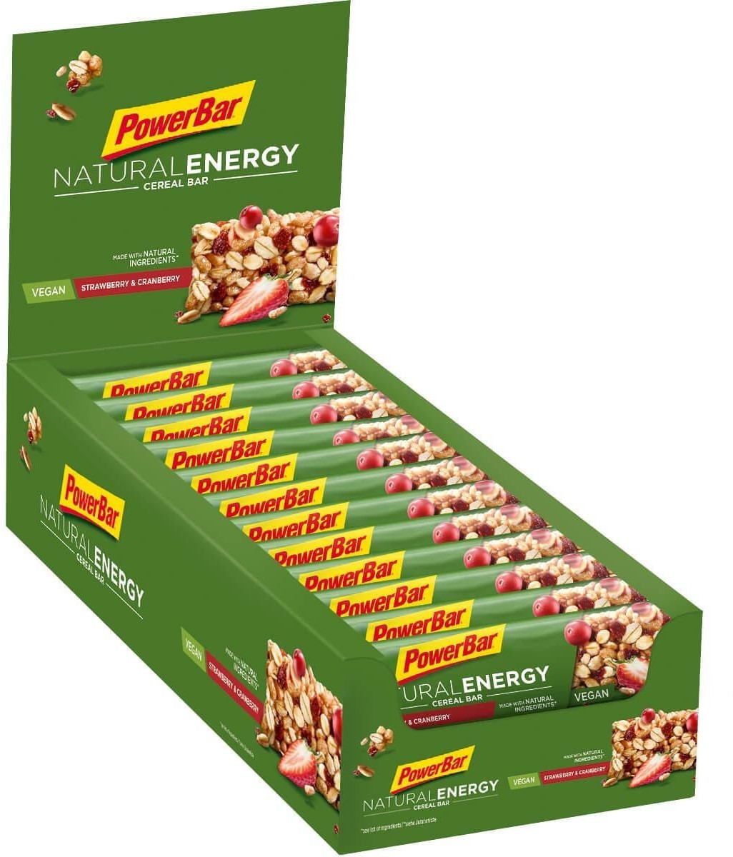 PowerBar Natural Energy Cereal 1 Box (24 x 40 g) strawberry & cranberry ...