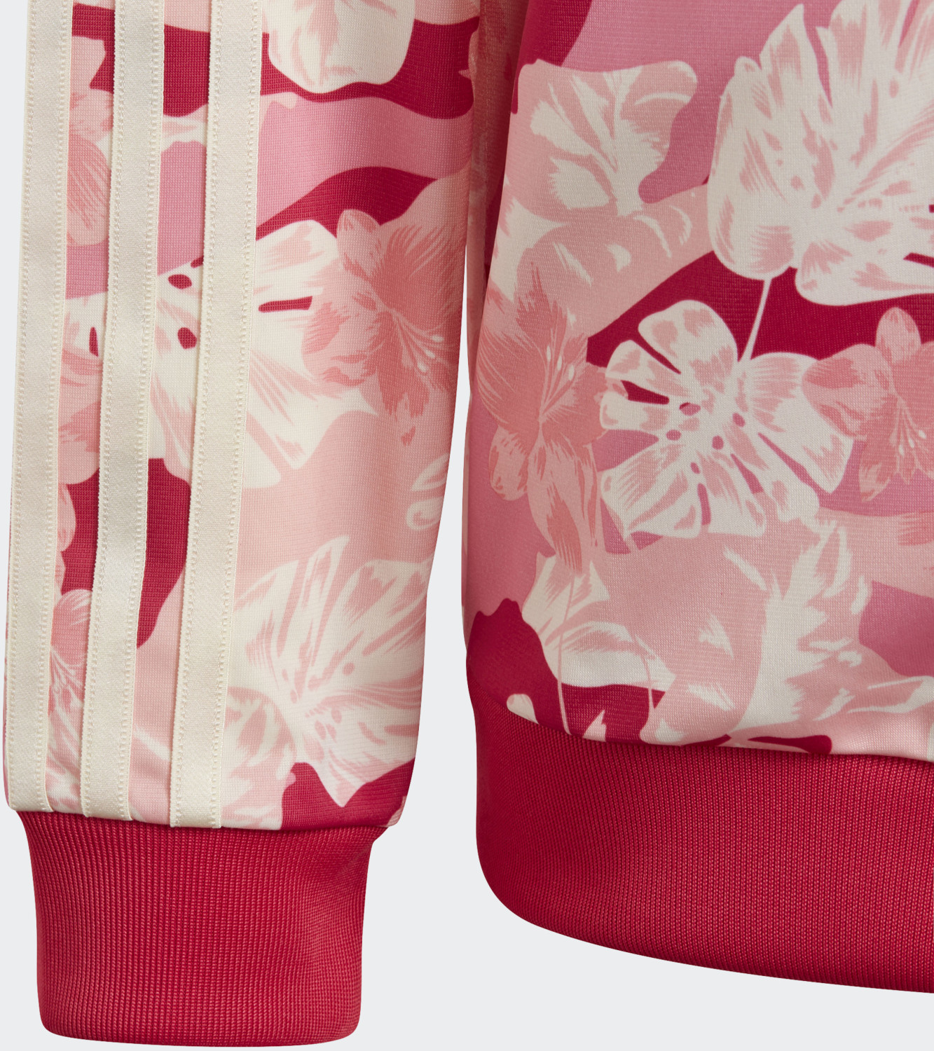 Adidas SST Originals Jacke Kids cream white/easy pink/multicolor/cream ...