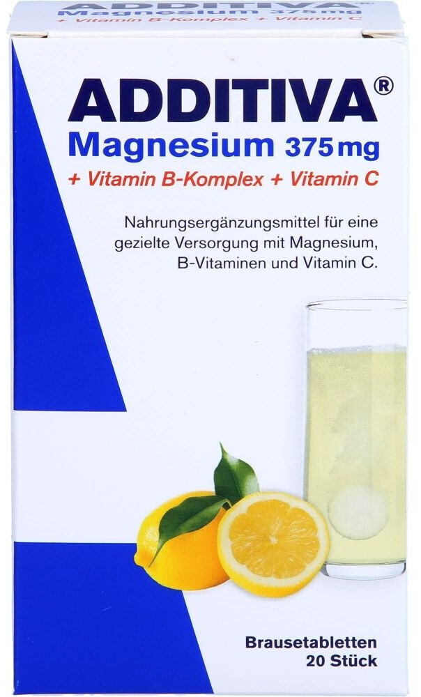 Dr. Scheffler Additiva Magnesium 375mg + Vitamin B-Komplex + Vitamin C ...