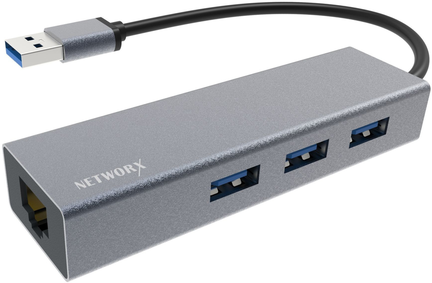 Networx 3-Port USB 3.0 Hub + Gigabit Ethernet (120023) ab 24,99 ...