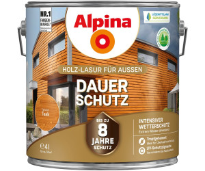 Alpina Farben Dauer-Schutz 4 l Teak ab 24,93 € | Preisvergleich bei idealo.de