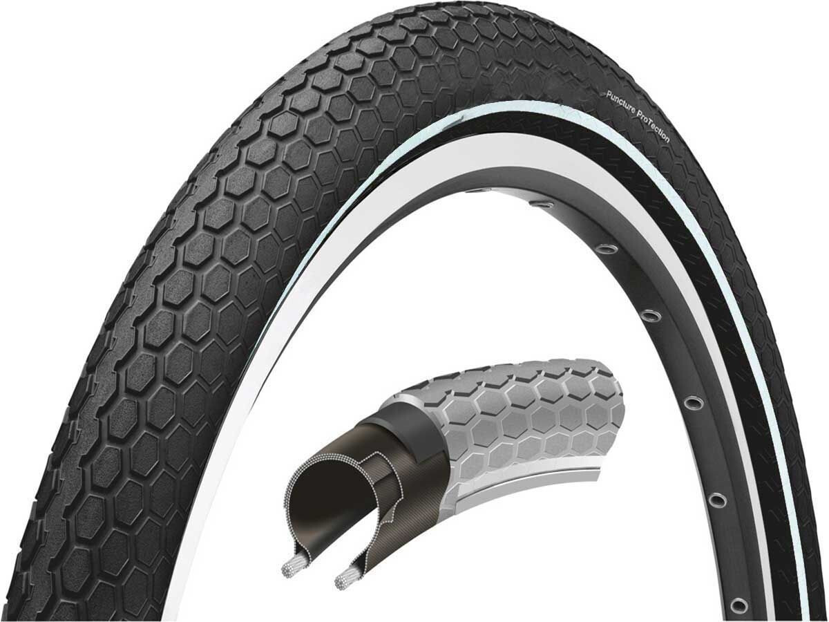 Continental Ride Cruiser Drahtreifen 28 x 2,20 (55-622) E-25 schwarz ab ...