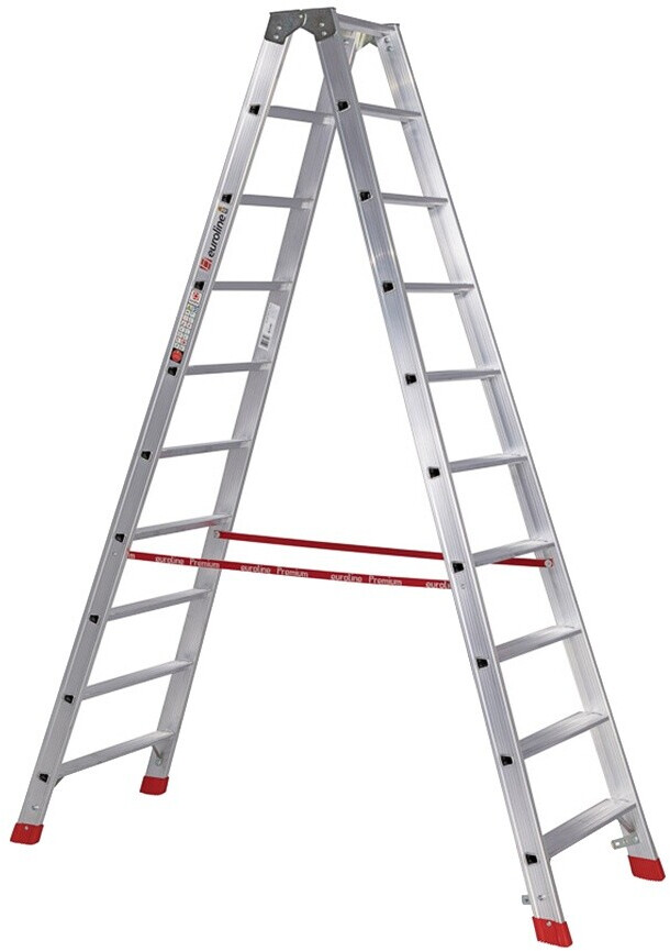 Euroline Leitern Premium 2x10 Stufen (3057710) ab 314,61 ...