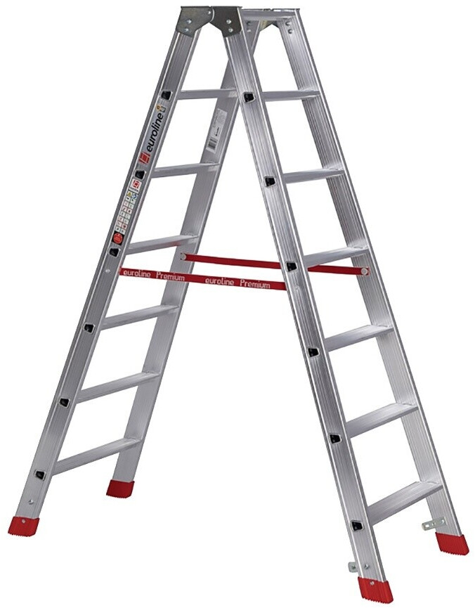 Euroline Leitern Premium 2x7 Stufen (3057707) ab 206,99 ...