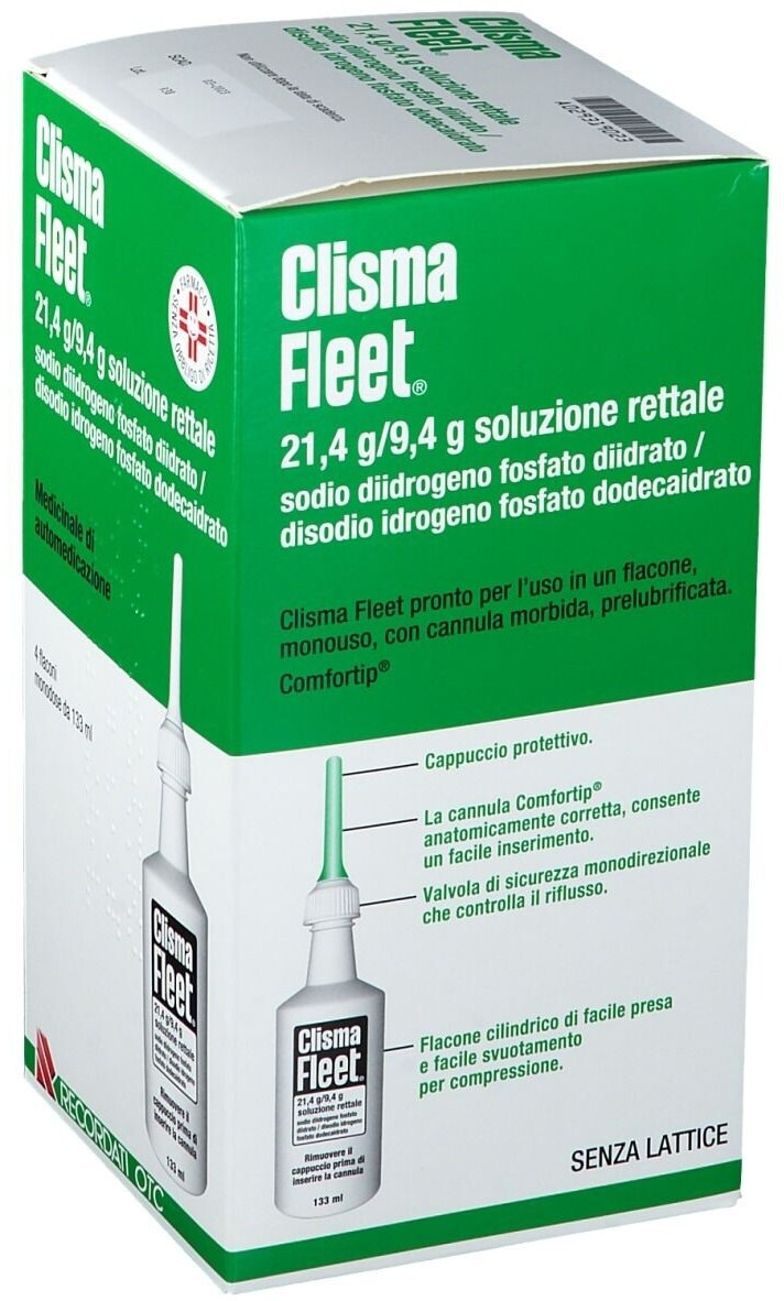 Clisma Fleet Lassativo Clistere (4 x 133 ml) a € 6,06 (oggi) | Migliori ...