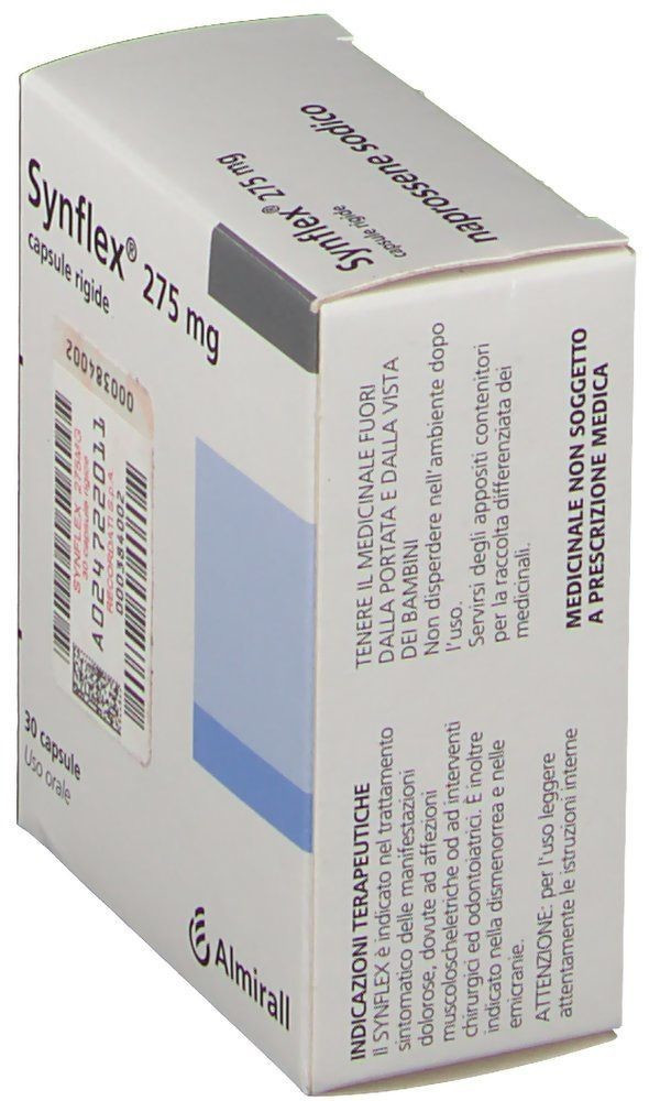 Synflex 275 mg (30 cps) a € 7,66 (oggi) | Migliori prezzi e offerte su ...