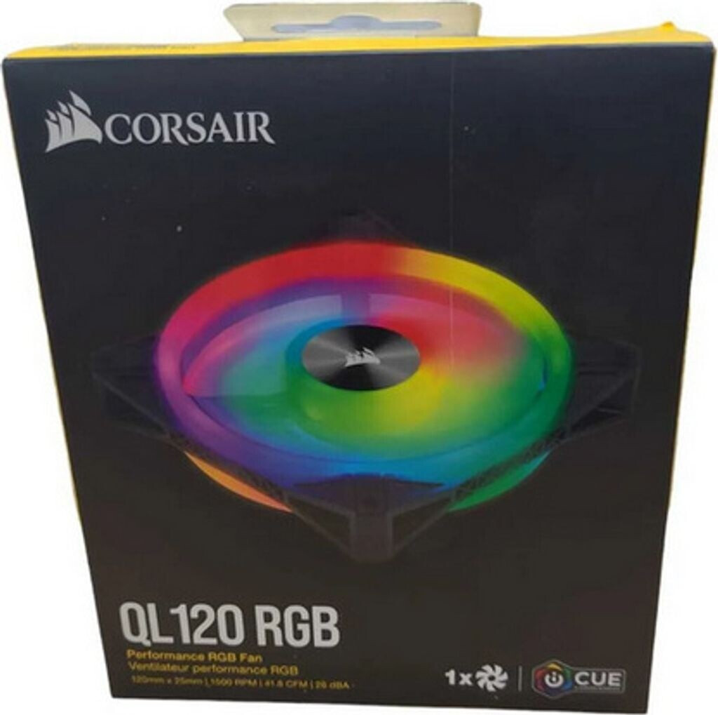 Corsair iCUE QL120 RGB Black desde 42,29 € | Compara precios en idealo