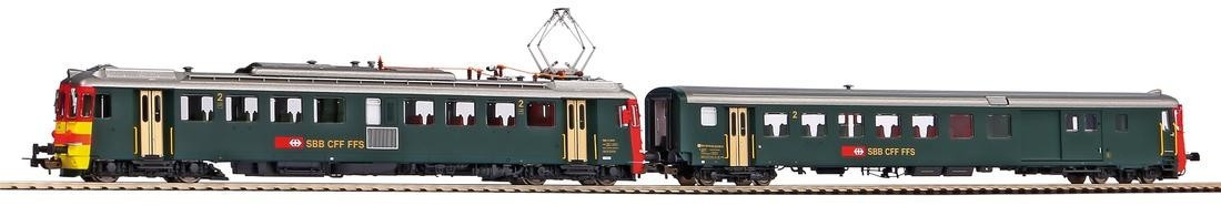 Piko 2er Set Rbe 4/4 Seetal SBB IV Triebwagen + Steuerwagen (96832) ab ...