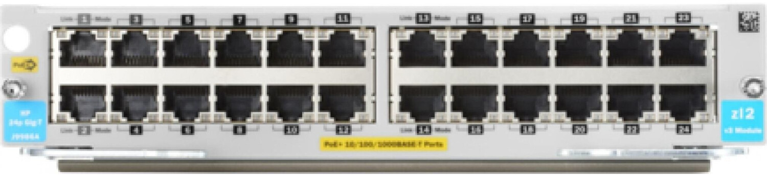 HP Aruba 24-port PoE+ MACsec v3 zl2 Module (J9986A) ab 773,50 ...