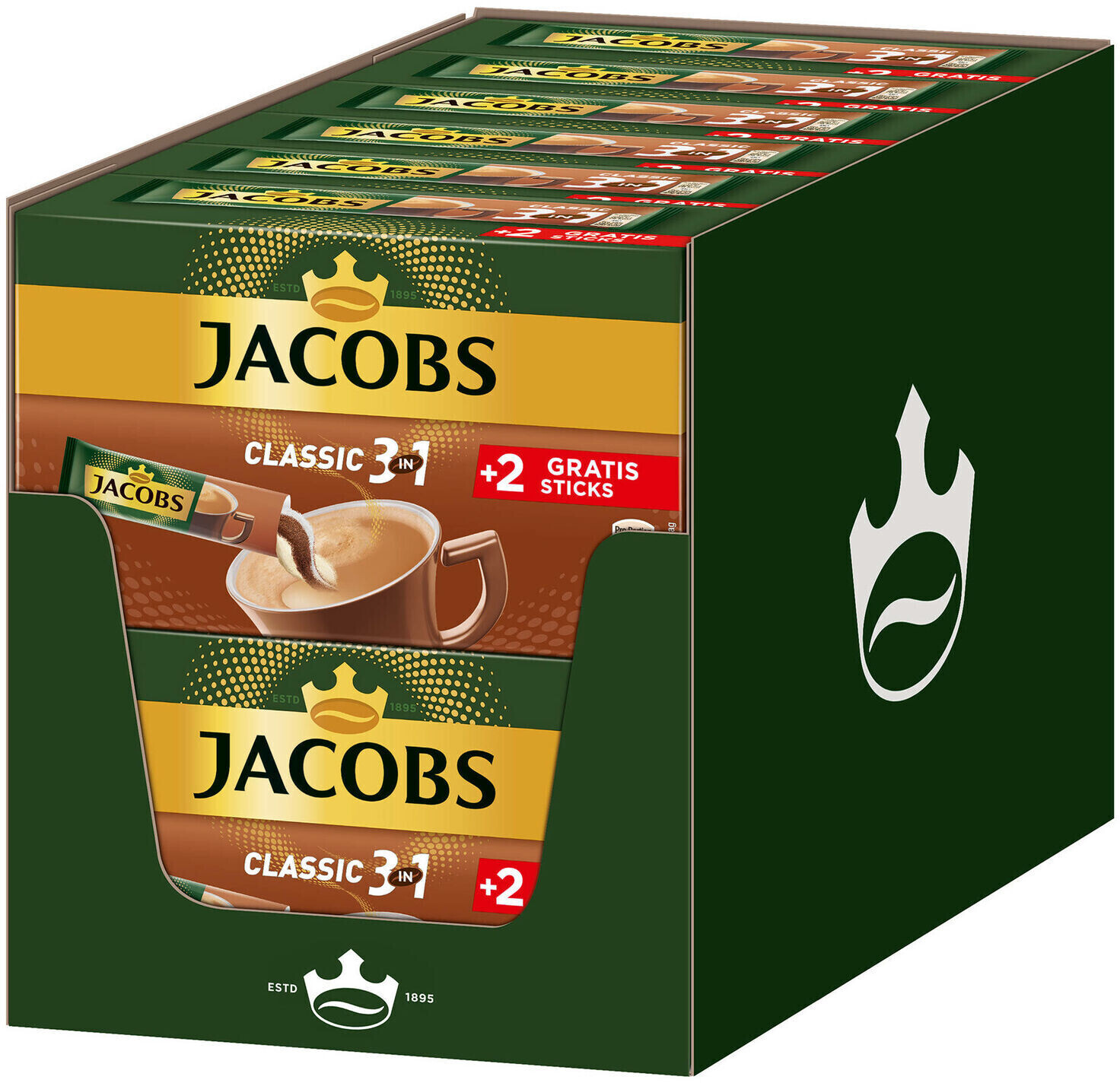 Jacobs 3in1 Classic Kaffeesticks (12x12 Sticks) ab 29,88 ...