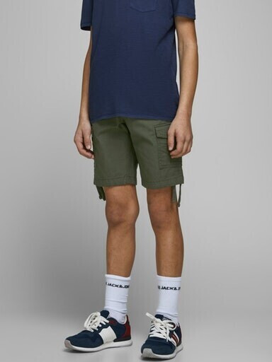 Jack & Jones JJICHARLIE JJCARGO SHORTS AKM 803 JR (12166320) forest ...
