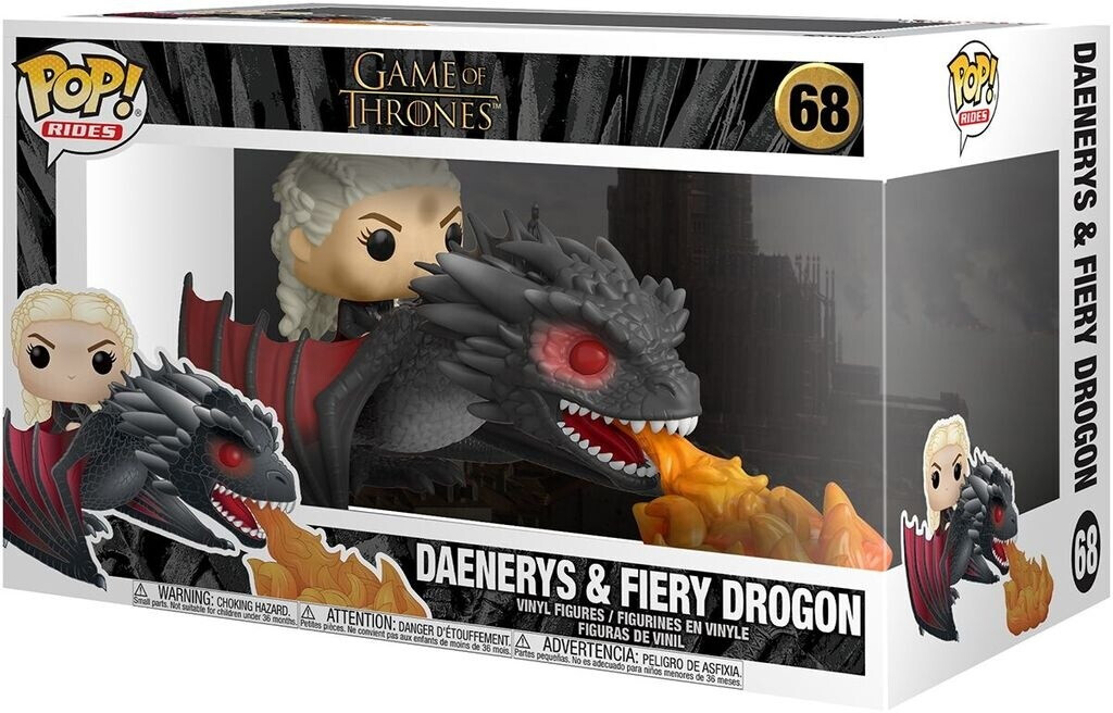 Funko Pop! Rides: Game of Thrones - Daenerys & Fiery Drogon a € 33,99 ...