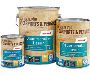 toom Dauerschutz-Lasur kieferfarben 4 l ab 42,99 € | Preisvergleich bei idealo.de
