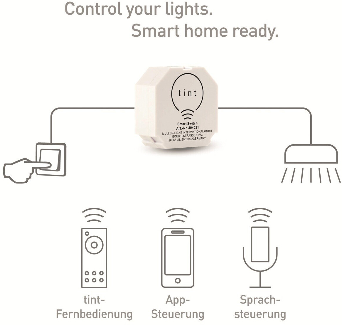 Müller-Licht tint Smart Switch (404021) au meilleur prix sur idealo.fr Müller-Licht tint Smart Switch (404021) au meilleur prix sur idealo.fr