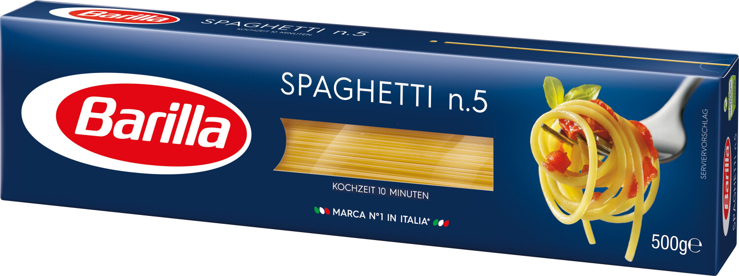 Barilla Spaghetti No.5 ab 1,39 € (April 2026 Preise) | Preisvergleich ...