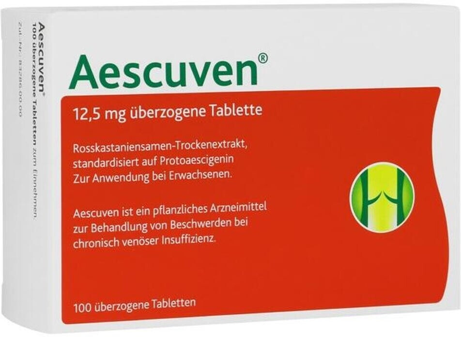 Aescuven überzogene Tabletten ab 12,55 € | Preisvergleich bei idealo.de