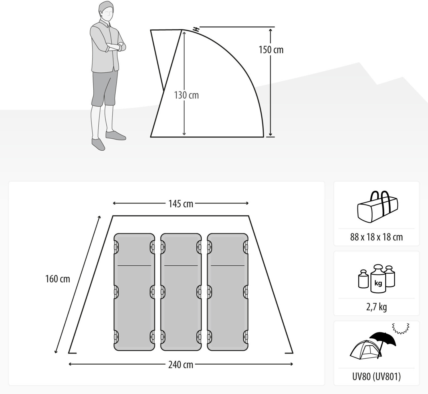 Qeedo Quick Bay XL (warmgrey) ab 99,90 € | Preisvergleich bei idealo.de