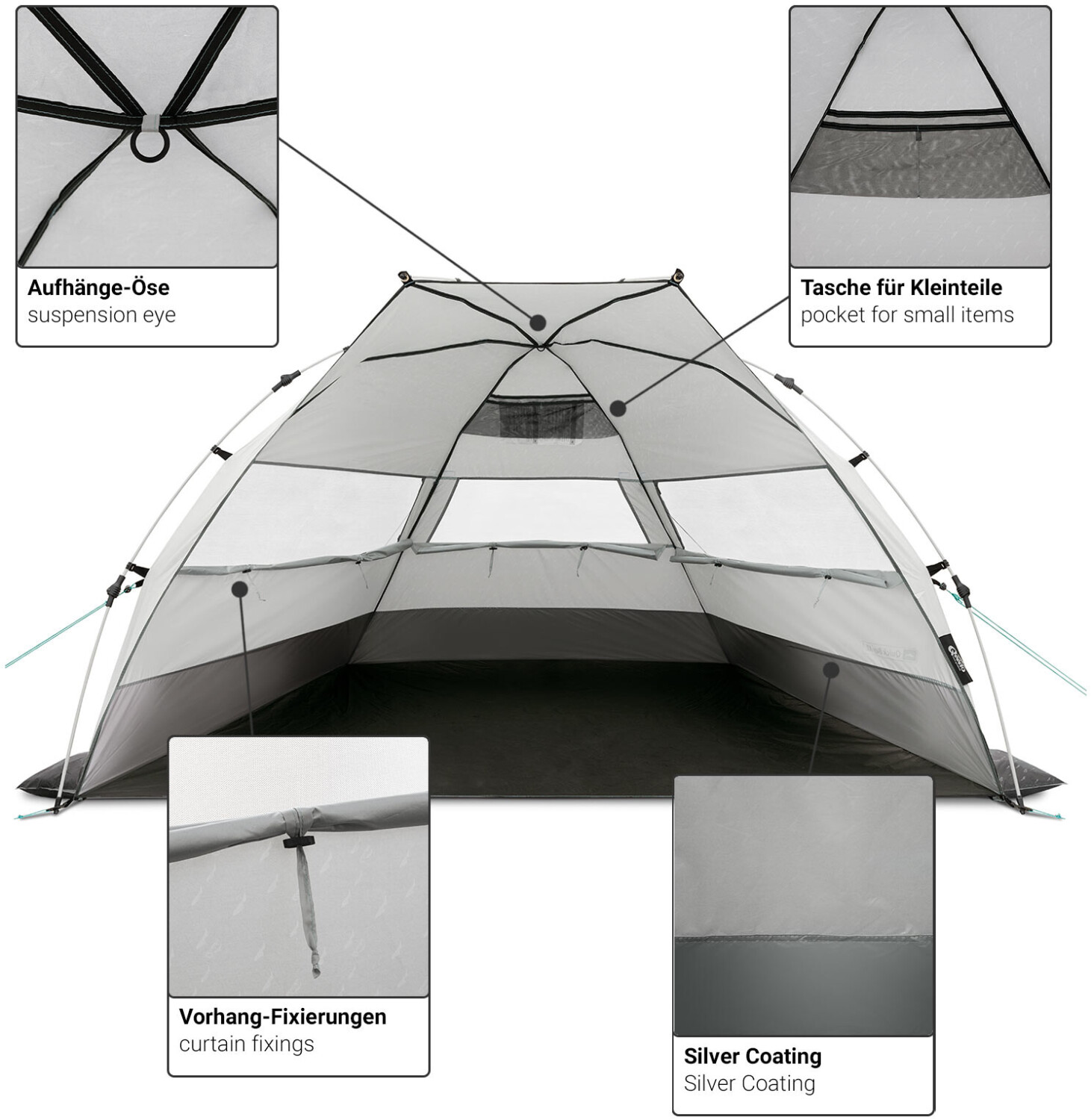 Qeedo Quick Bay XL (warmgrey) ab 99,90 € | Preisvergleich bei idealo.de