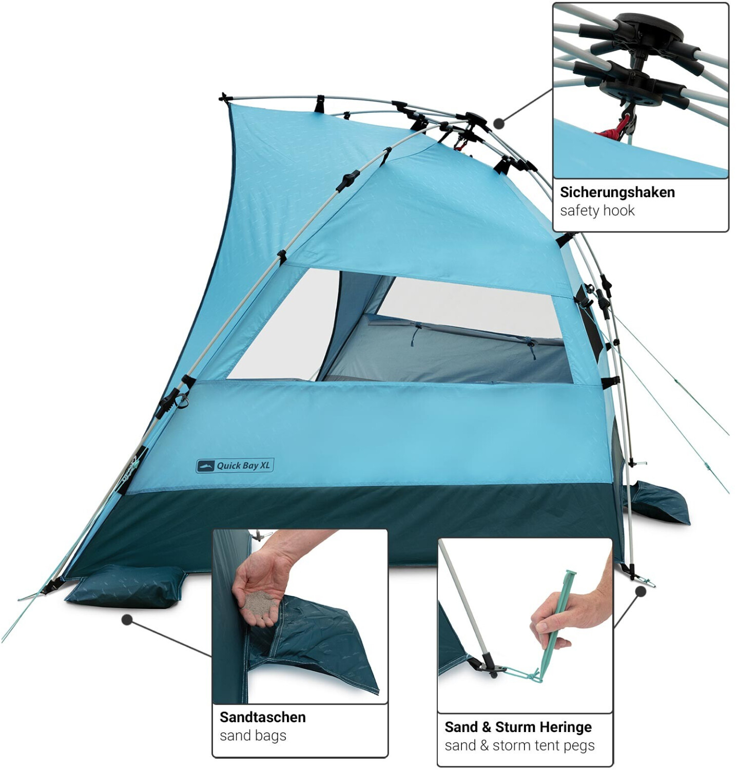 Qeedo Quick Bay XL (ocean) ab 99,90 € | Preisvergleich bei idealo.de