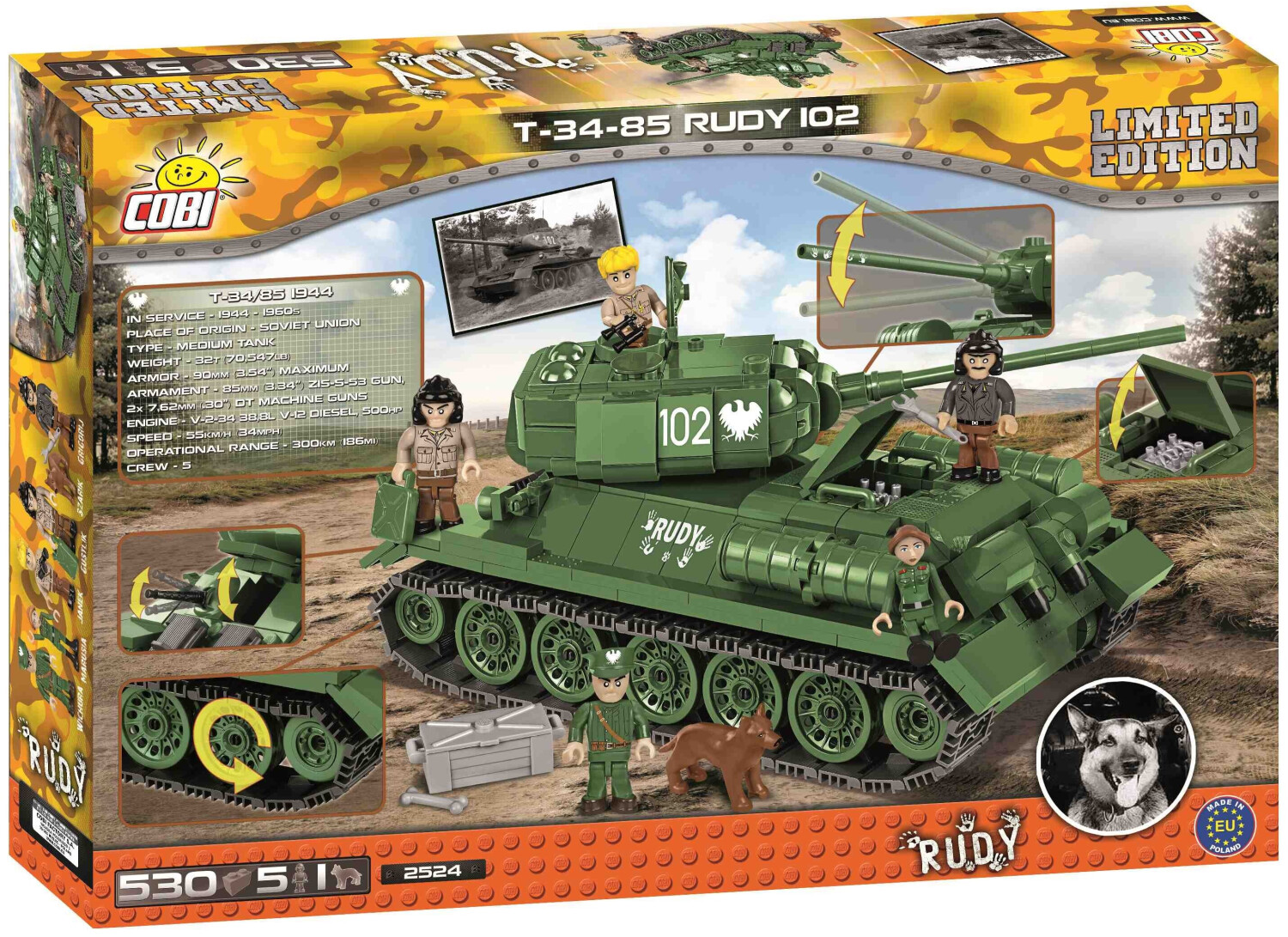 Cobi T-34/85 Rudy 102 Limited Edition (2524) ab 69,99 ...